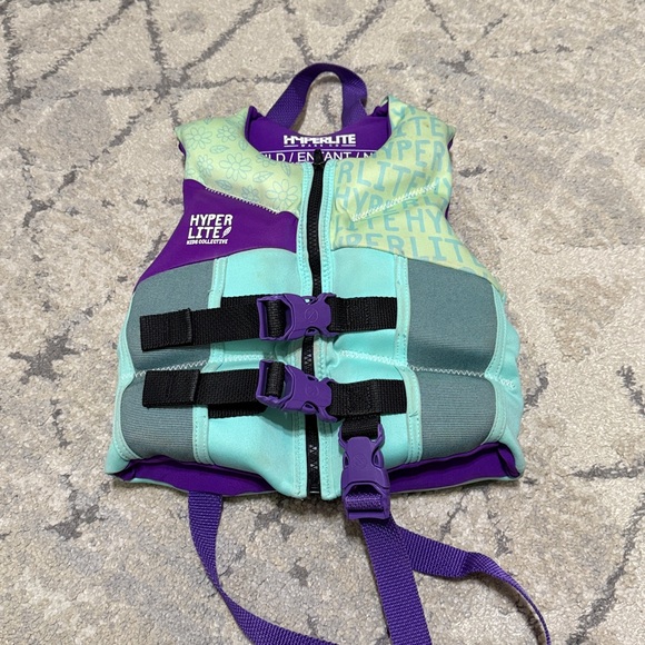 Hyperlite | Other | Hyperlite Kids Life Vest In Teal And Purple | Poshmark